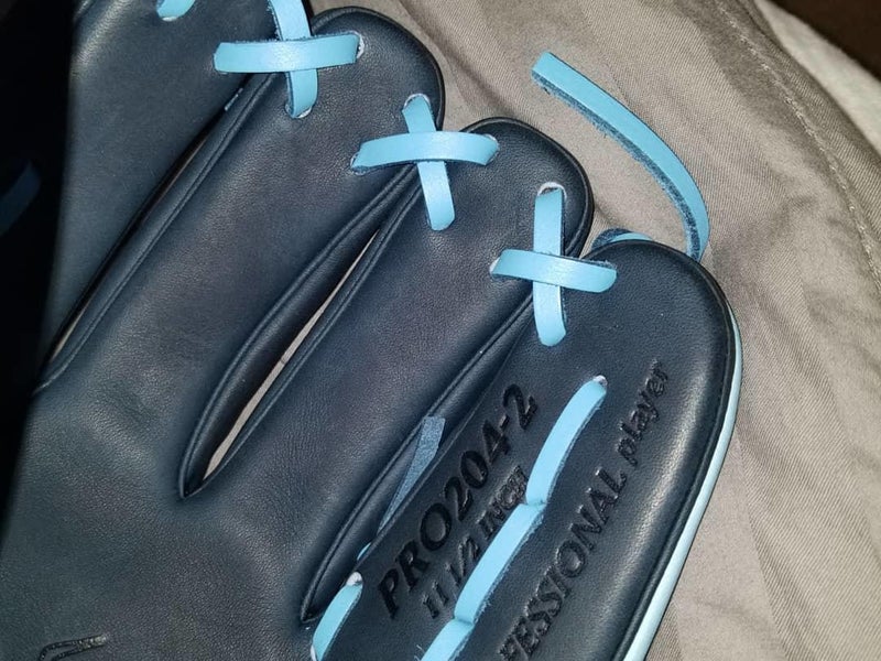 New Custom Rawlings Glove Heart of the Hide Columbia Blue ...