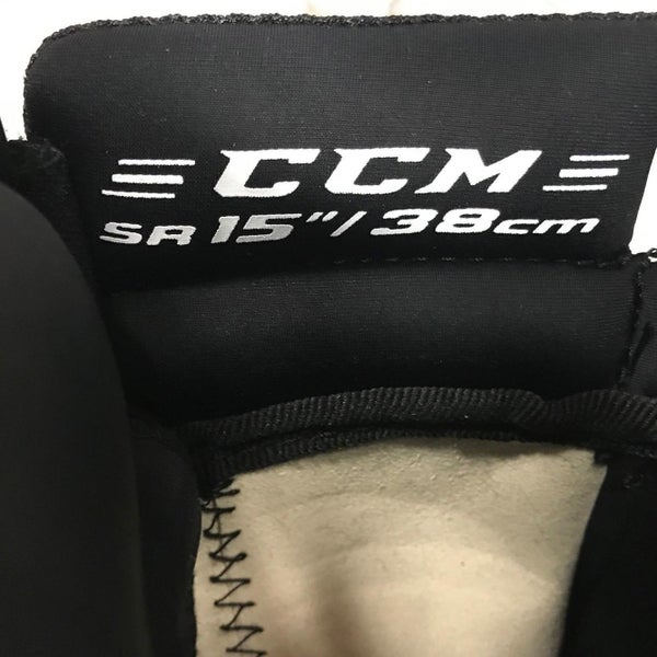 NEW! CCM CL CRAZY LIGHT PRO STOCK RETURN HOCKEY GLOVES 15" BEIGE PALMS ...