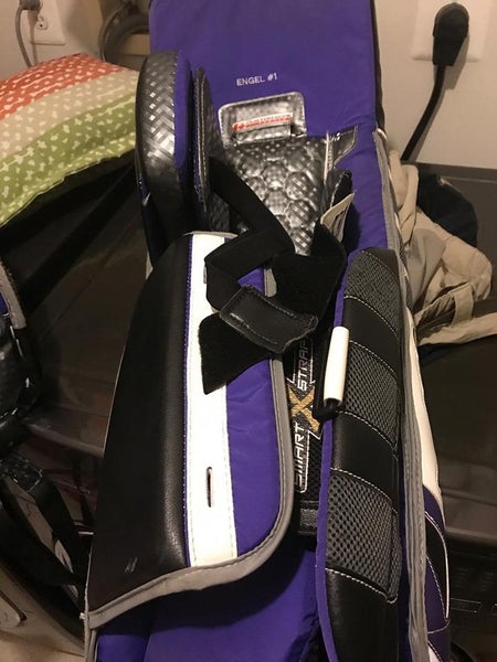 34+2" Brian's G-Netik Pro 3 Goalie Full Set -- Double Break-- White ...