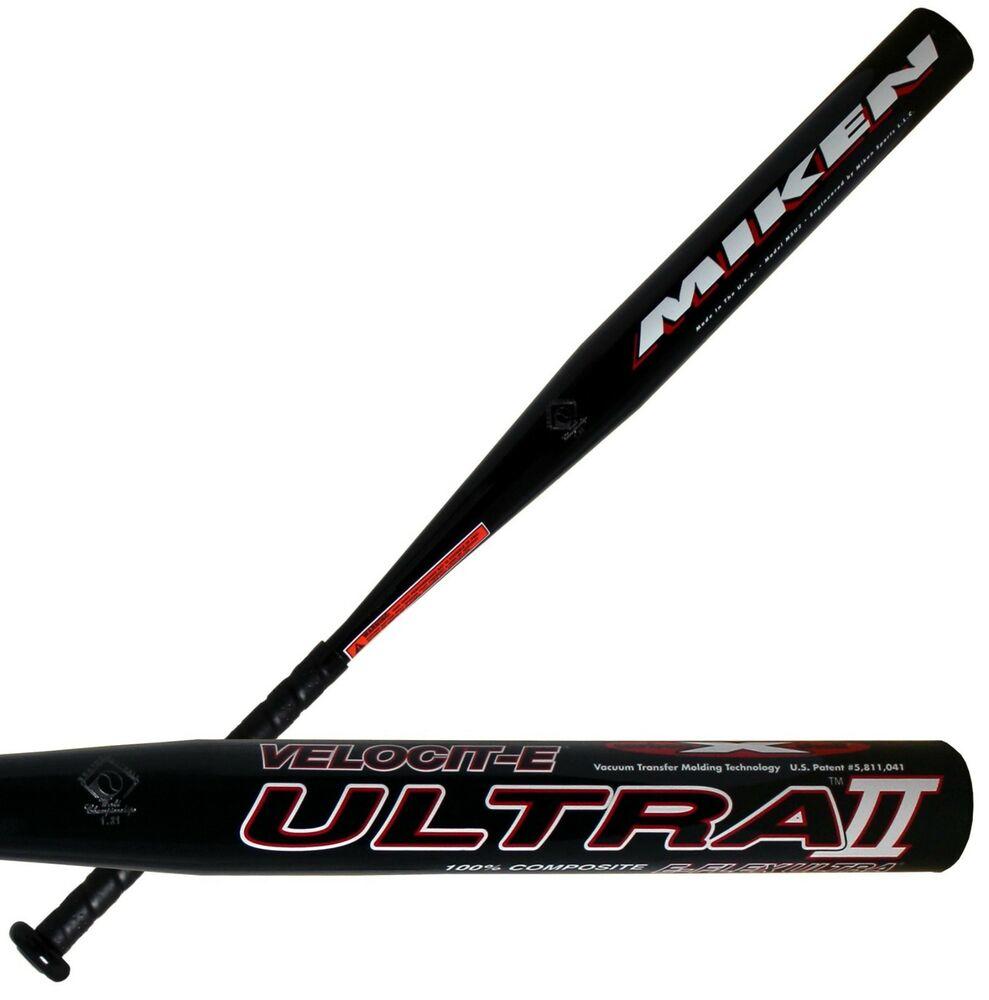 Miken Ultra II 34"/30 oz. SSUSA Senior League Slowpitch Softball Bat ...