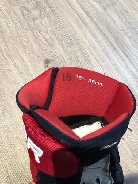 Like New 15" Bauer 1X Pro Team USA Issued Gloves | SidelineSwap | Buy ...