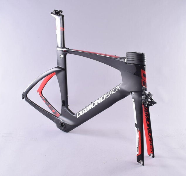 Diamondback Serios Team Carbon Frameset 56cm Large Time Trial Aero Red ...