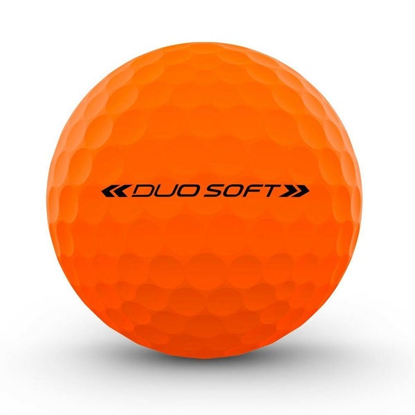 Wilson Staff Duo Soft Optix Matte Orange Harvest Moon Low Compression ...