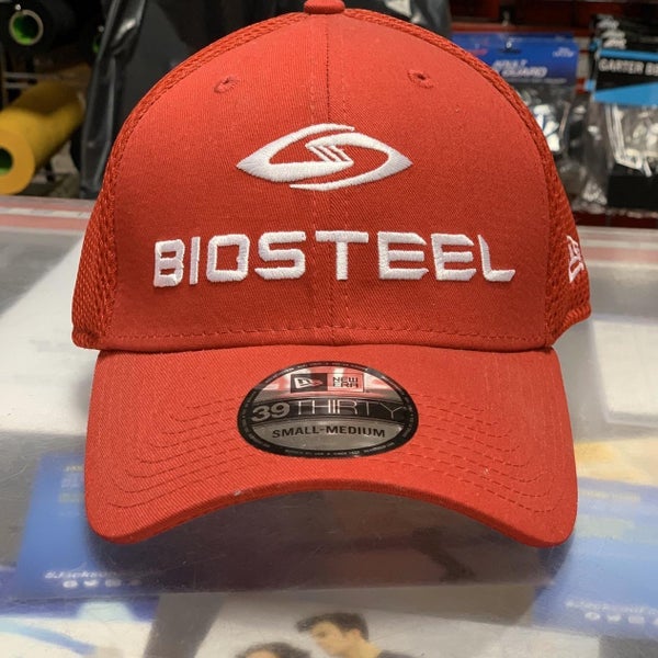 BIOSTEEL NEW ERA 39THIRTY HAT - RED | SidelineSwap | Buy and Sell on ...