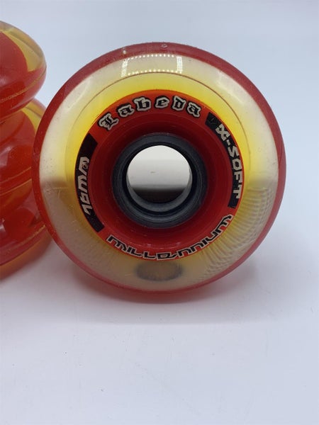 4 New Labeda Millennium 76mm X-Soft Inline Wheels | SidelineSwap | Buy ...