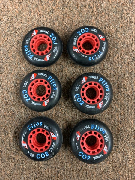 Lightly Used Ferland Inline Wheels - 6 Pack 72mm | SidelineSwap | Buy ...