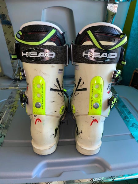Used Racing HEAD Raptor B3 RD 120-130 Flex Ski Boots | SidelineSwap ...