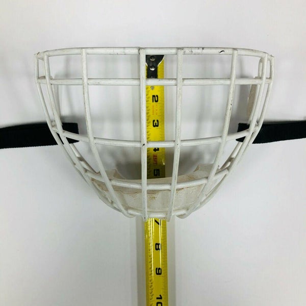 Vintage Calcoat 424 Ice Hockey Goalie Cage White equipment facemask ...