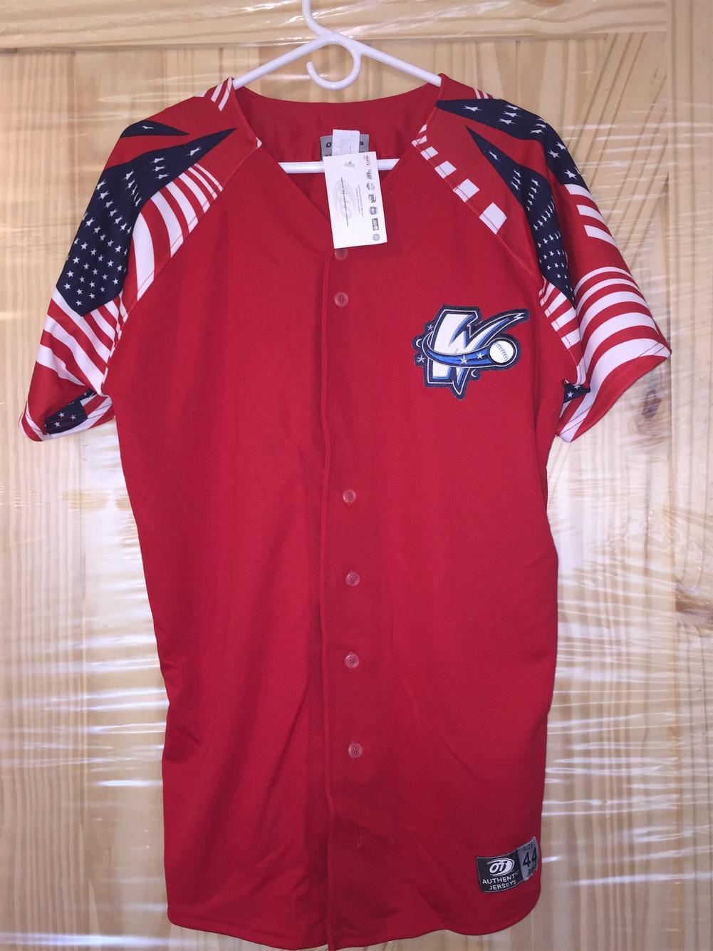 NEW WITH TAGS SIZE 44 FT WAYNE WIZARDS BASEBALL JERSEY | SidelineSwap
