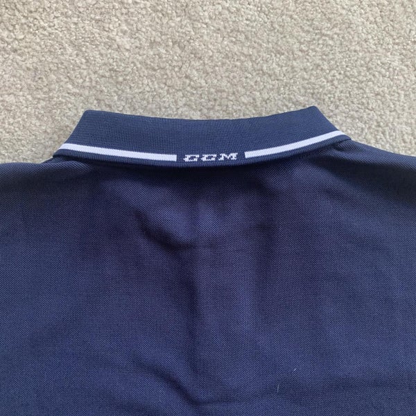Blue Men's Large CCM Polo | SidelineSwap | Buy and Sell on SidelineSwap