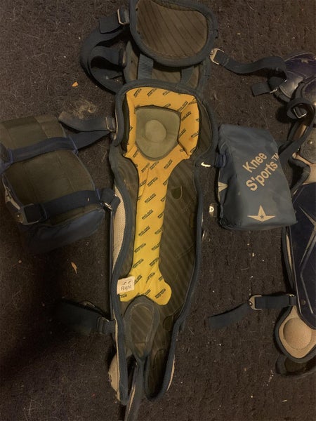 Blue Adult Easton Catcher's Leg Guards | SidelineSwap | Buy and Sell on ...