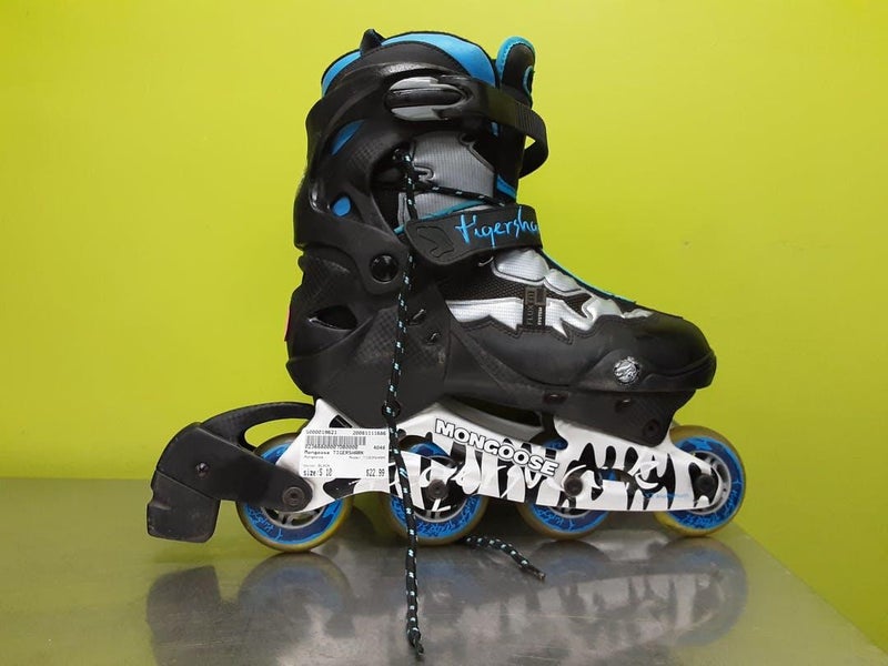 Used Mongoose Tigershark Senior 10 Inline Skates Roller & Quad Skates ...