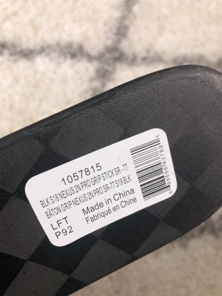 Senior Left Hand Nexus 2N Pro P92 Pattern 77 Flex SHADOW SERIES Stick ...