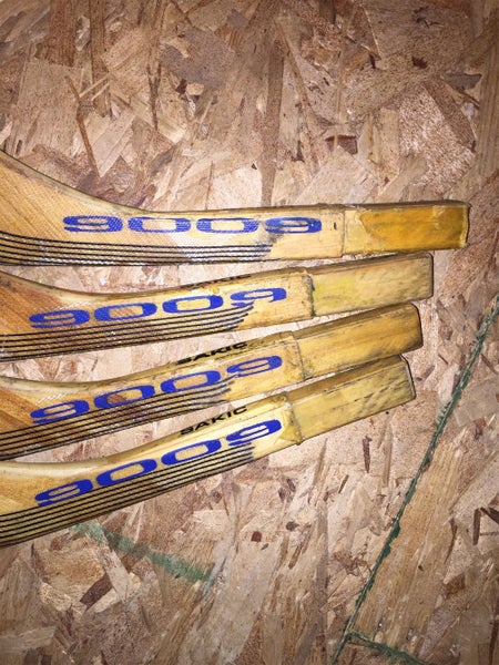 4 USED LEFT HANDED CANADIEN STICK BLADE'S JOE SAKIC CURVE ...