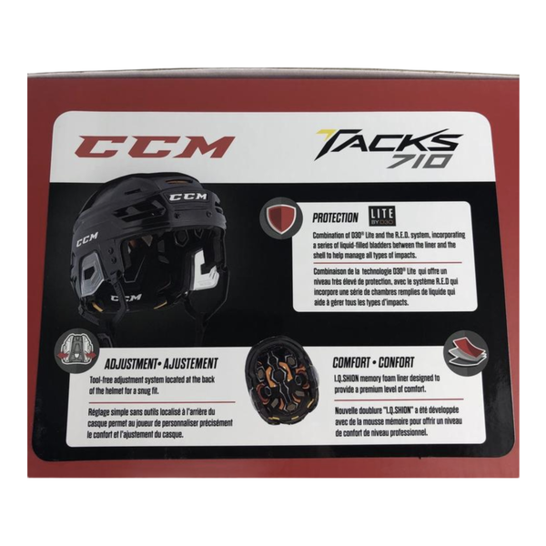 New CCM Tacks 710 Helmet Small Pro Stock White | SidelineSwap | Buy and ...
