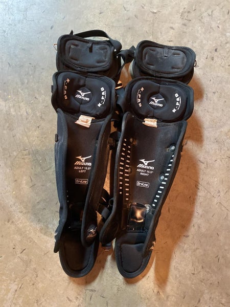 Black Adult Mizuno Samurai Catcher's Leg Guard | SidelineSwap | Buy and ...