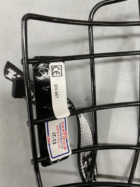 CCM Hockey Helmet Senior 892 L Maroon Mighty Ducks Itech Cage Purple ...