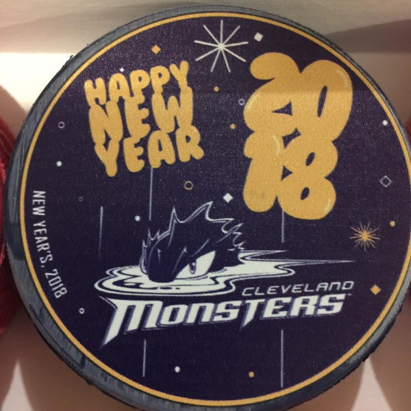 SET OF 6 AHL CLEVELAND MONSTER HOCKEY PUCKS | SidelineSwap | Buy and ...