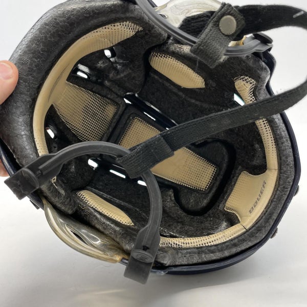 Used Navy Blue Bauer 5500 Helmet | Senior Large | #C236 | SidelineSwap ...