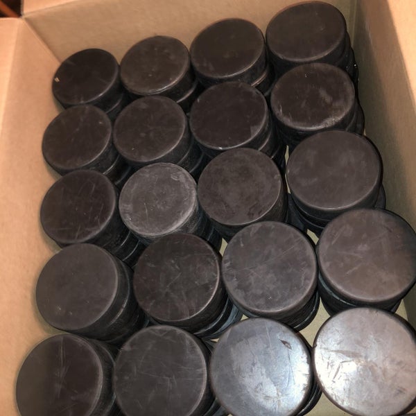 100 Hockey Pucks | SidelineSwap | Buy and Sell on SidelineSwap
