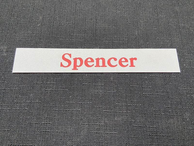 AHL Albany River Rats “SPENCER” Locker Nameplate Tag - New Jersey ...