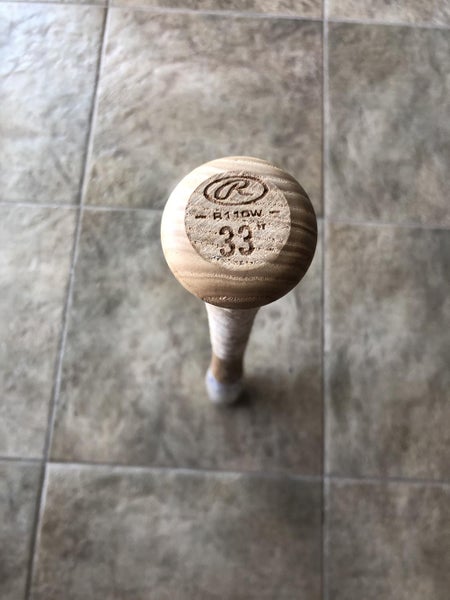 Rawlings Velo Pro Model R110W 33” Ash Wood Baseball Bat | SidelineSwap ...