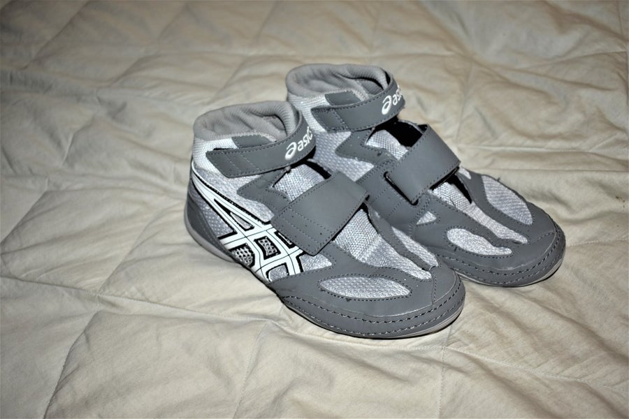 Asics Matflex Wrestling Shoes, Gray, Size 4 1/2 - Top Condition ...