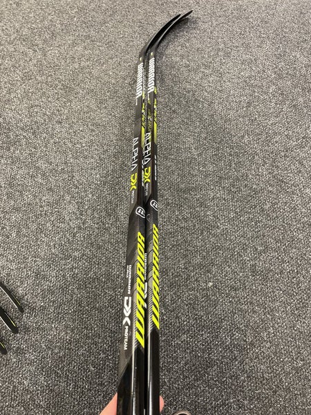 New Senior Warrior Left Hand Alpha DX Hockey Stick Toe Pattern Pro ...