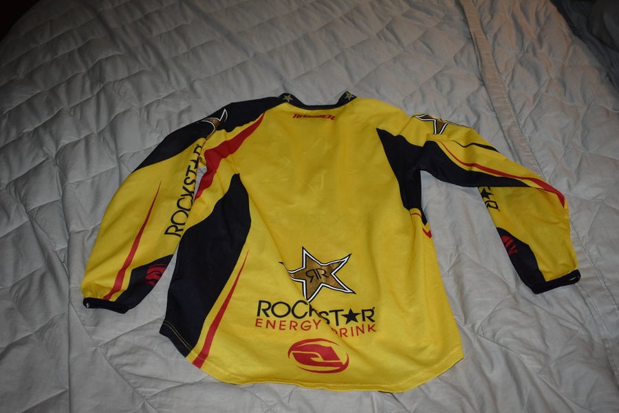 Answer Racing Rockstar Energy Drink Motocross Jersey, Yellow/Black ...