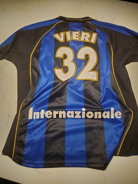 Pirelli Inter Milan Soccer Jersey Mens Vieri #32 | SidelineSwap | Buy ...