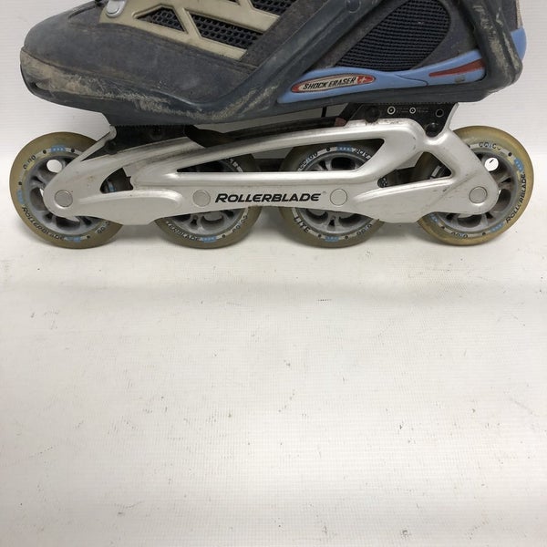 Used Rollerblade Aero 7 Alu Senior 9.5 Inline Skates Rec & Fitness ...