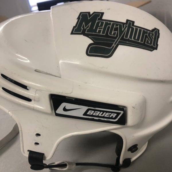 Mercyhurst Game worn large hockey helmet | SidelineSwap | Buy and Sell ...