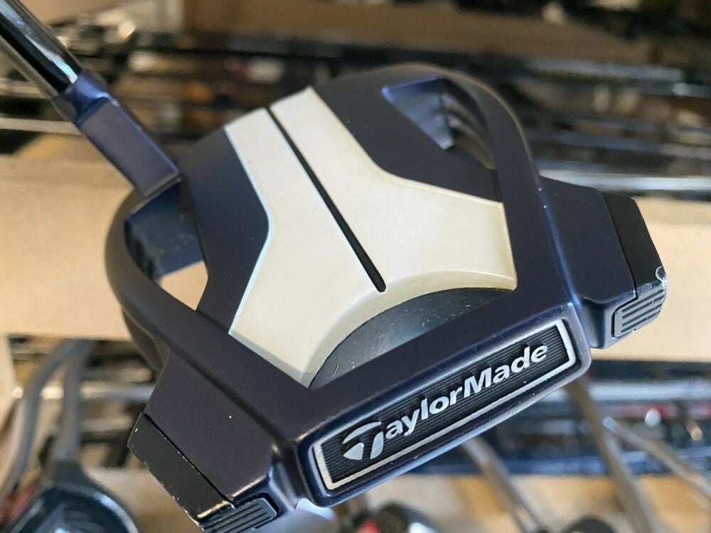 Taylormade Spider X Navy SX-72 35 Inch Putter w Superstroke Headcover ...