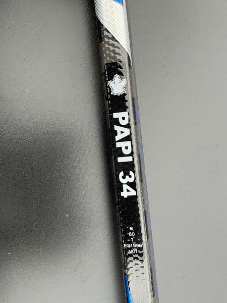 Auston Matthews PAPI 34 Custom Blue CCM Jetspeed FT4 Pro | SidelineSwap ...