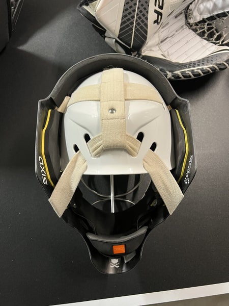 LIKE NEW CCM AXIS PRO MASK SR LARGE | SidelineSwap | Buy and Sell on ...