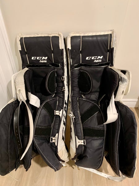 34 + 1 CCM Retro Flex Goalie Pads | SidelineSwap | Buy and Sell on ...
