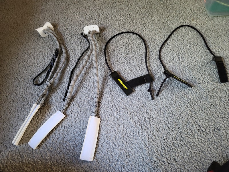New PROLACES- EXTRA LONG ARMOR TOE TIES PLUS BAUER TOE TIES ...