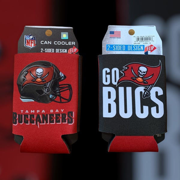 Tampa Bay Buccaneers Can Cooler Slogan Design 12oz Collapsible Koozie ...