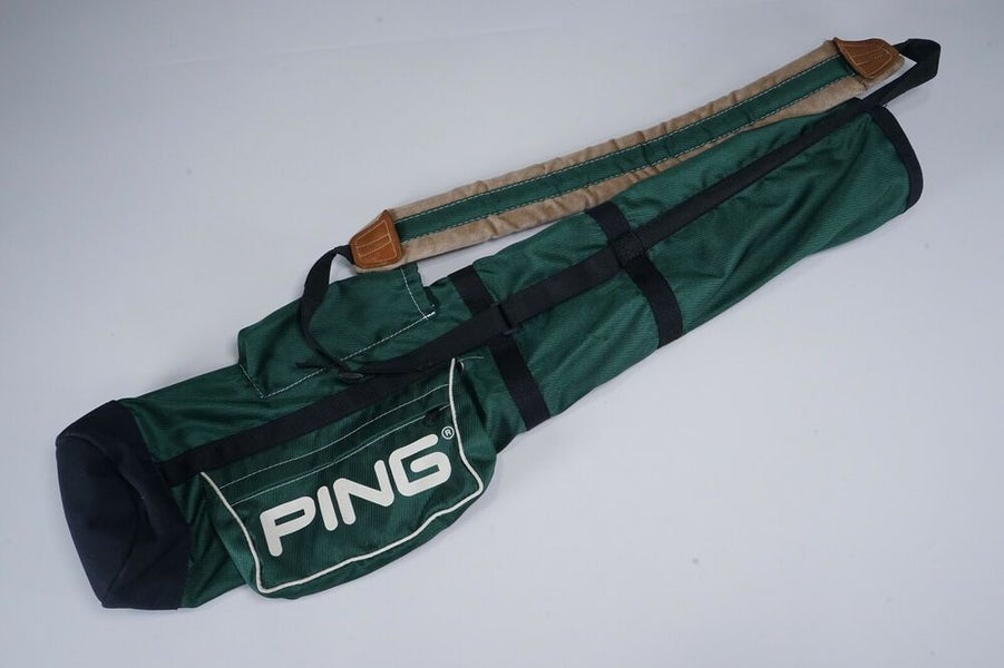 VINTAGE PING SUNDAY CARRY PRACTICE RANGE BAG, GREEN / BLACK ...