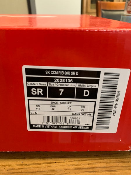 New CCM Ribcor 80K Hockey Skates 7D | SidelineSwap | Buy and Sell on ...