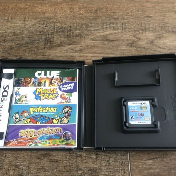 Clue/Mouse Trap/Perfection/Aggravation Nintendo DS w/ Manual - Tested ...