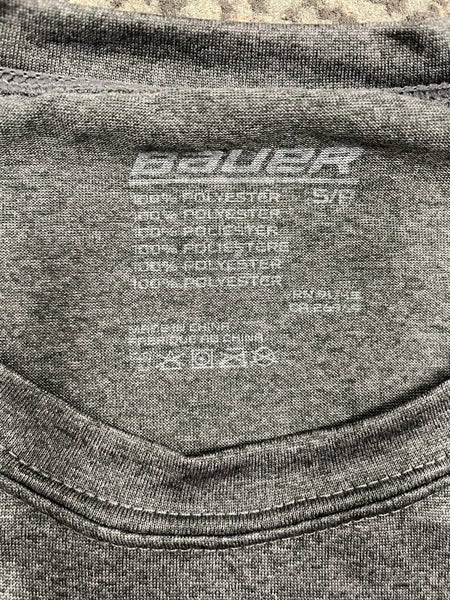 Bauer 12-Pack Adult Small charcoal Team Tec T-shirt | SidelineSwap ...