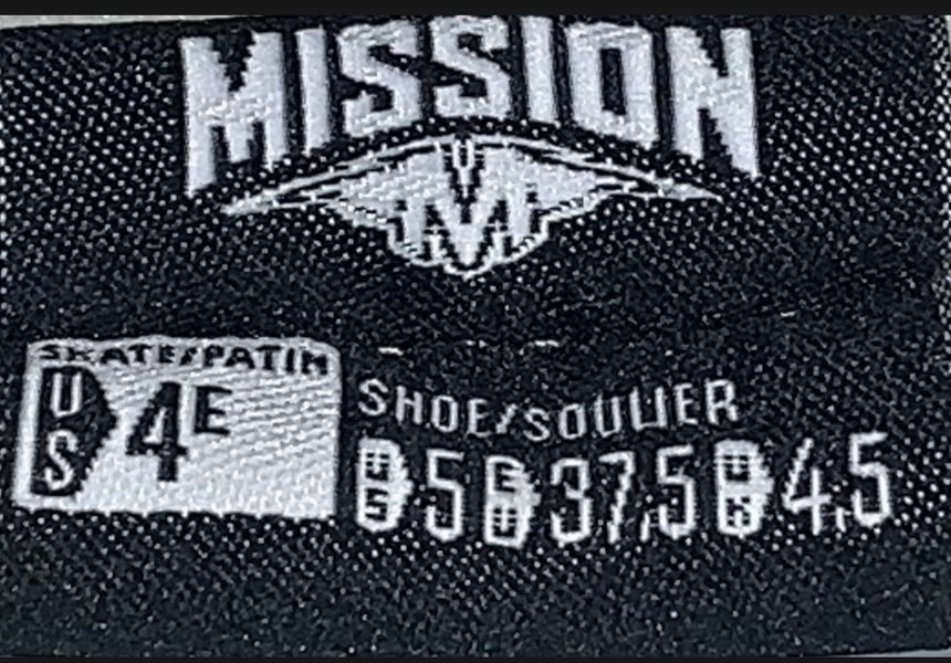 Mission Inhaler DS5 Skate Inline Hockey Skates Size 4 E (5 Men US Shoe ...