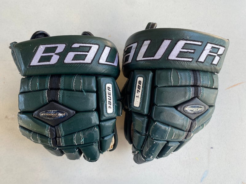 Bauer Supreme 5000 Pro Stock Hockey Gloves 15" Green 8328 ...