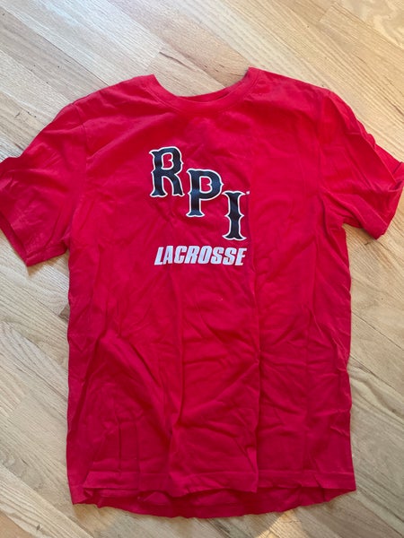 Red RPI Lacrosse Shirt | SidelineSwap | Buy and Sell on SidelineSwap