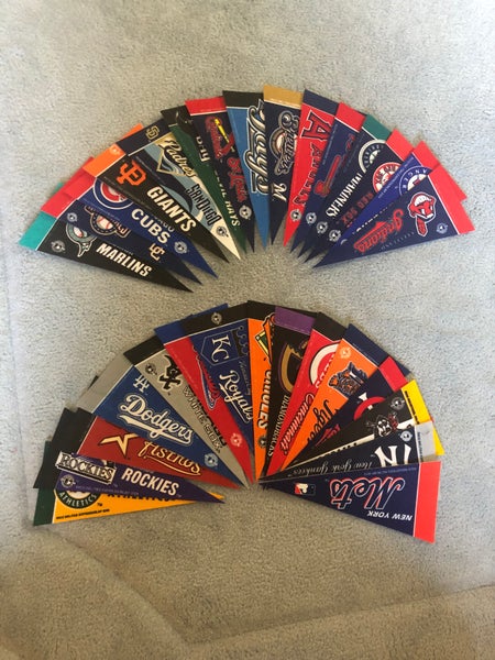 MLB 4"x9" Pennants all 30 teams | SidelineSwap | Buy and Sell on ...