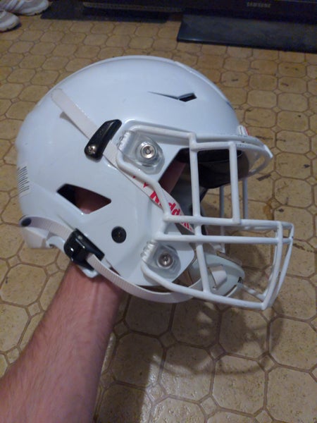 Adult Large metallic white Riddell SpeedFlex Helmet | SidelineSwap ...