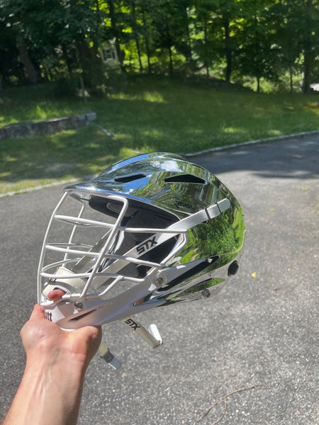 New STX Rival Helmet Limited Edition Chrome 2022 Syracuse Mens Lacrosse ...