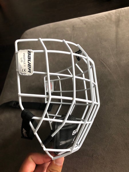 White Large Bauer Profile II Cage | SidelineSwap | Buy and Sell on ...