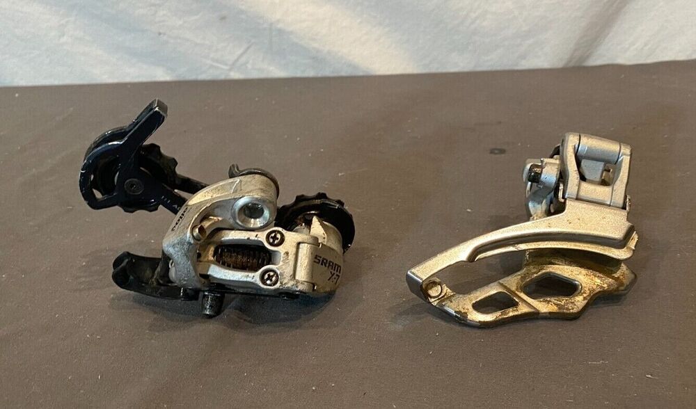 SRAM X7 Rear & SRAM X GEN Front Mountain Bike Derailleurs 34.9mm Clamp ...